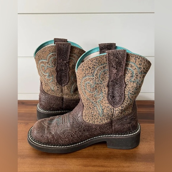 Ariat | Shoes | Ariat Fatbaby Heritage Harmony In Leopard Unb Sz 95 ...